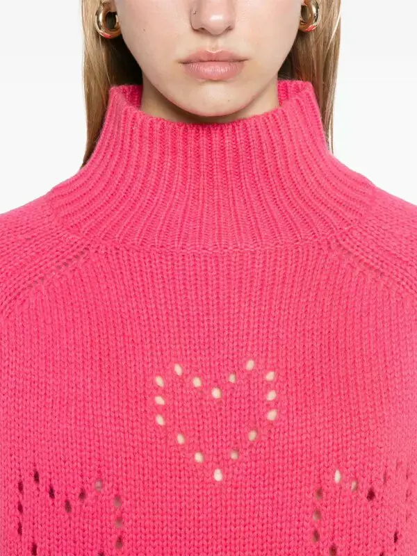 MC2 SAINT BARTH Meghan Sweater With Heart Motif