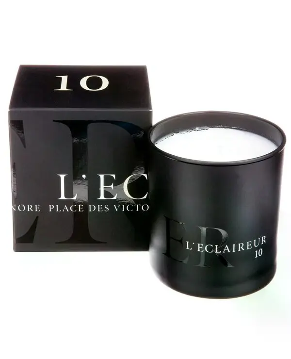 LECLAIREUR Number 10 'zan' Candle - Black