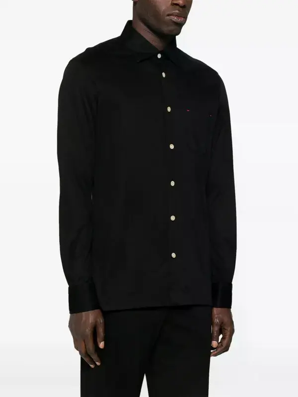 Kiton Classic-collar Cotton Shirt