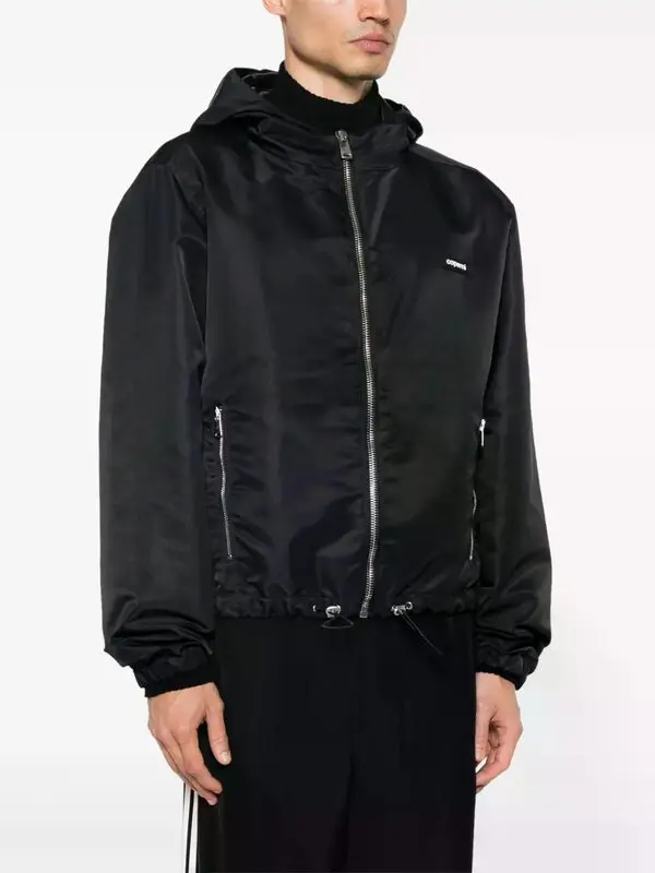 Coperni Satin Finish Hooded Jacket