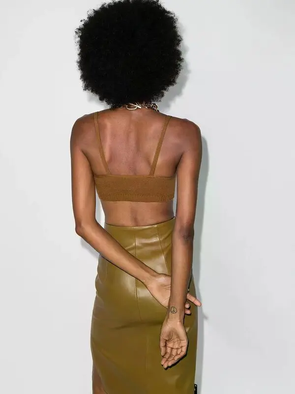 Off-White Fine-knit Strappy Bralette