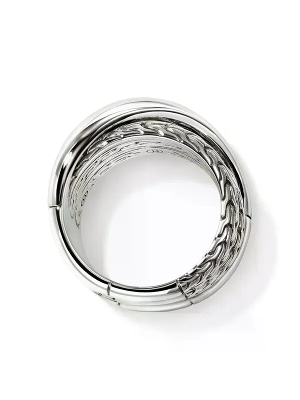 John Hardy Sterling Crossover Ring