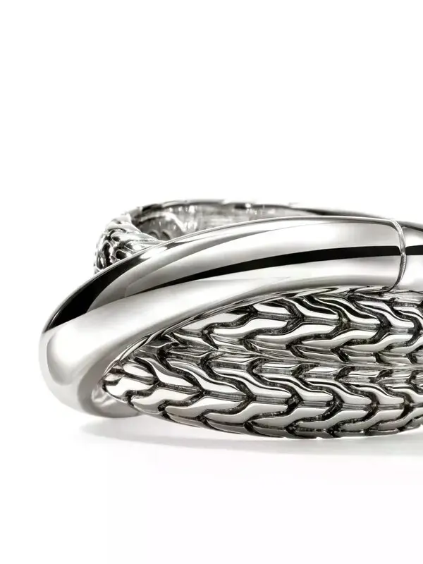 John Hardy Sterling Crossover Ring
