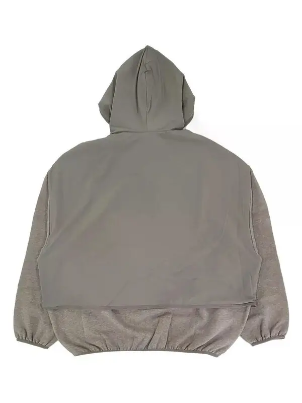 Fear Of God Logo Patch Panelled Hoodie