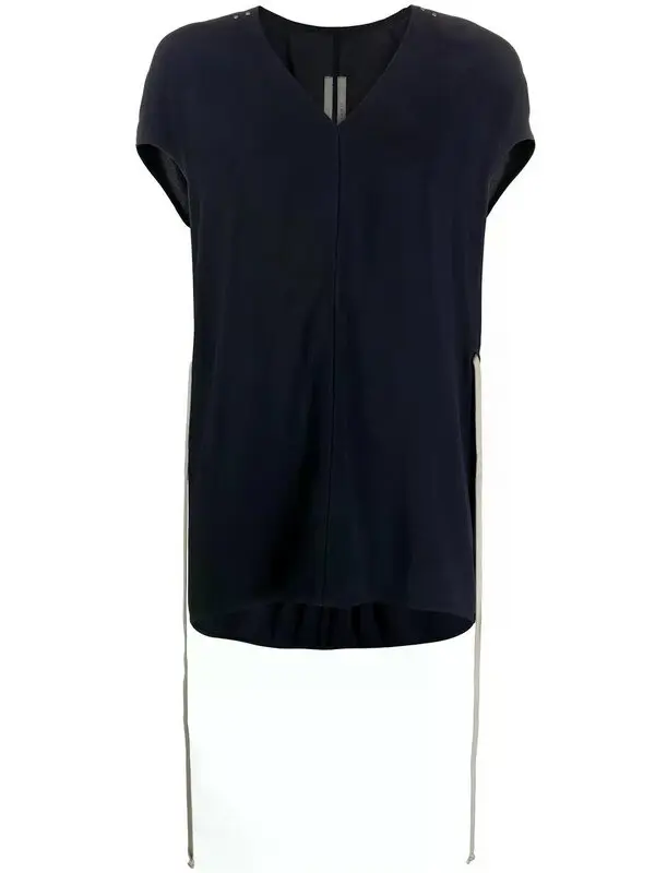 Rick Owens Gathered Waist Tunic - Blue