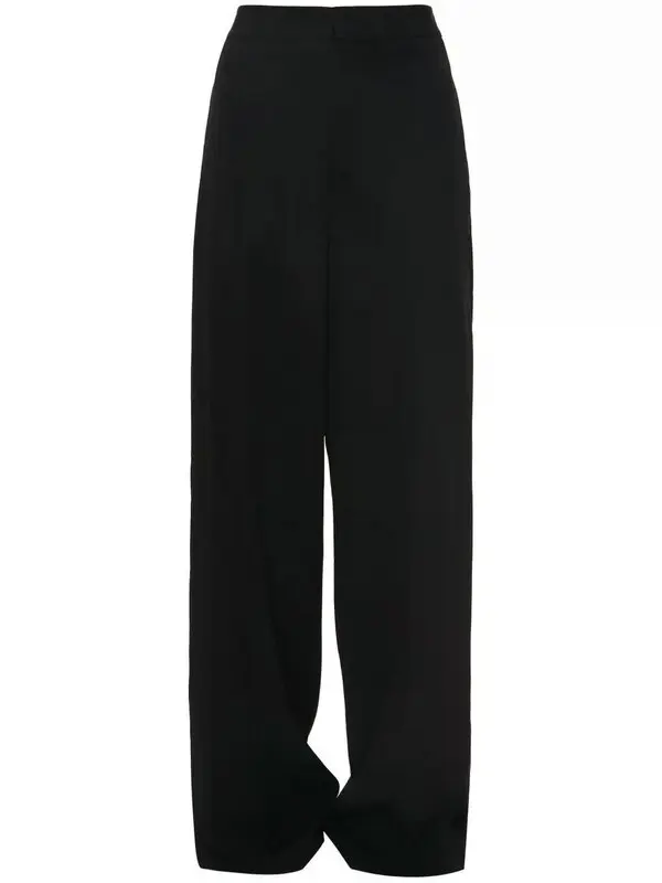JW Anderson Wide-leg Mid-rise Trousers - Black