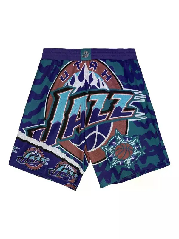 Mitchell & Ness Utah Jazz Jumbotron 2.0 Shorts - Blue