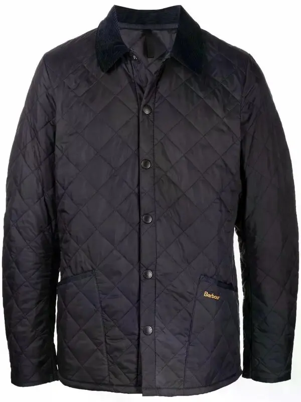 Barbour Liddesdale Diamond Quilted Jacket - Blue