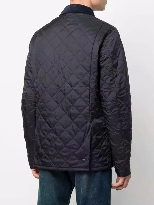 Barbour Liddesdale Diamond Quilted Jacket - Blue