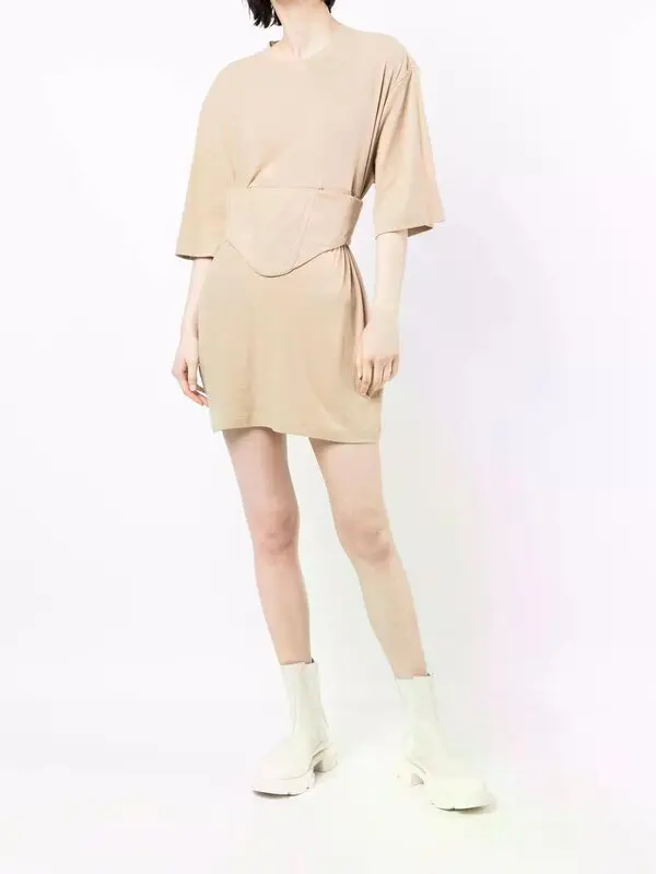 DION LEE Corset-detail Tunic Top