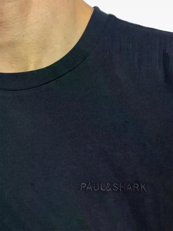 Paul & Shark Logo-embroidered T-shirt