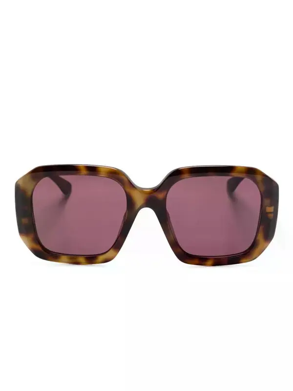 Chloé Oversize-frame Sunglasses - Brown
