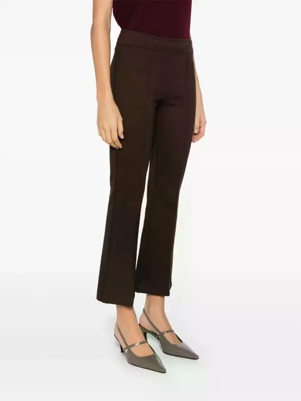 BLANCA VITA Flared Jersey Trousers