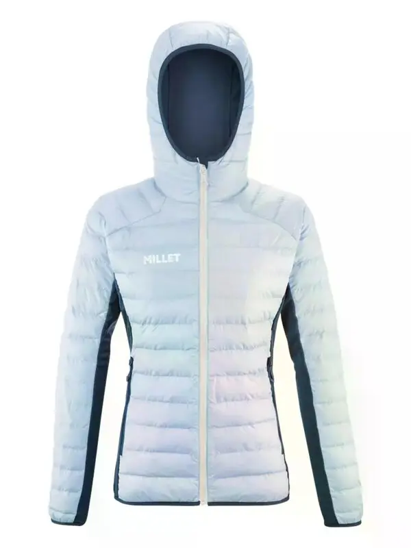 PASCAL MILLET Fitz Roy Puffer Jacket With Hood - Blue