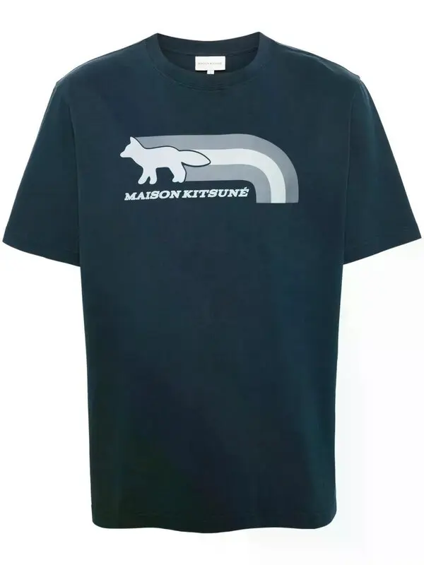 Maison Kitsuné Fox-motif Cotton T-shirt