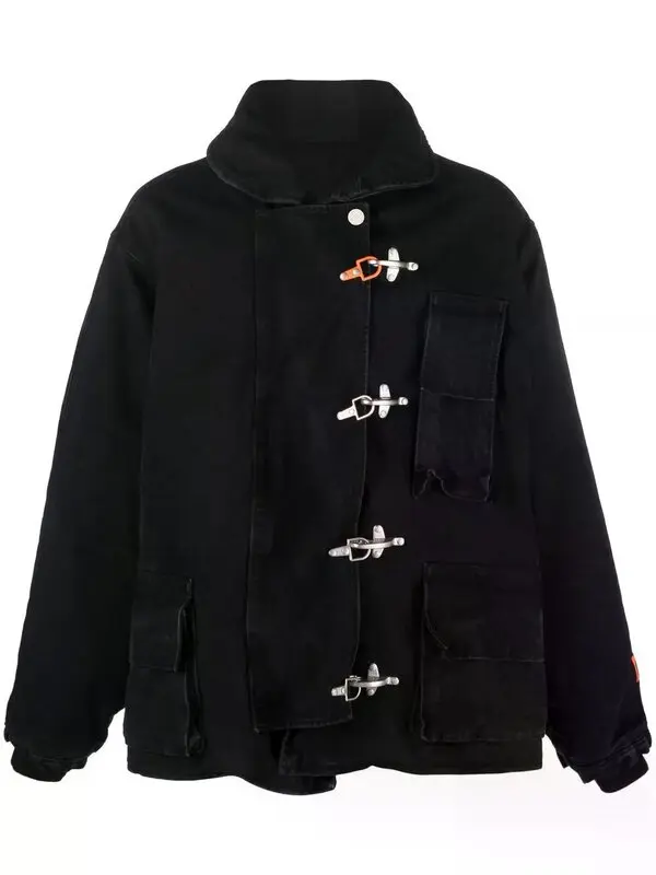 Heron Preston Toggle Fastening Canvas Jacket