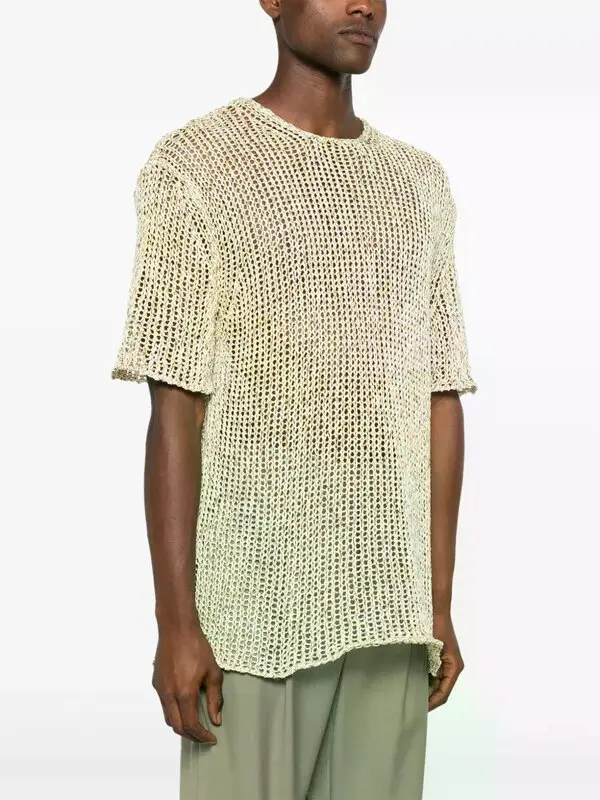 JIL SANDER Open-knit T-shirt