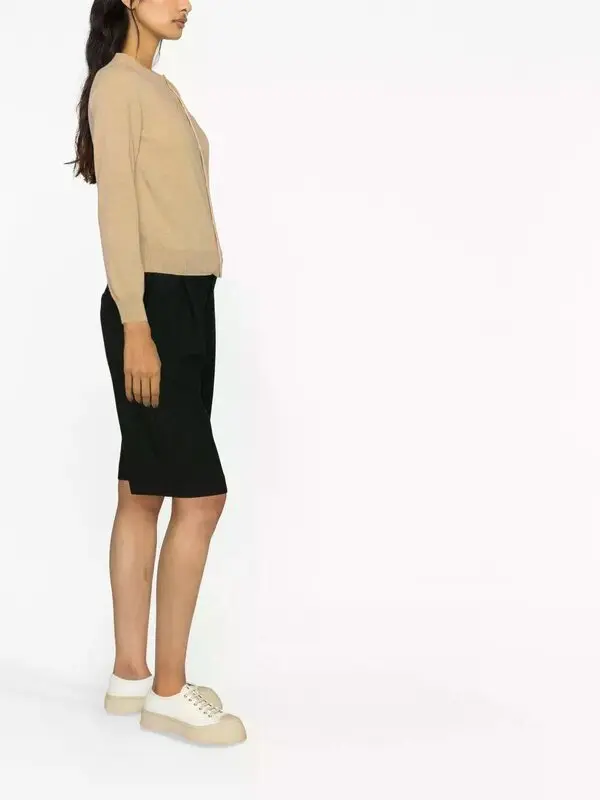 Play Comme Des Garcon Heart Motif Buttoned Cardigan