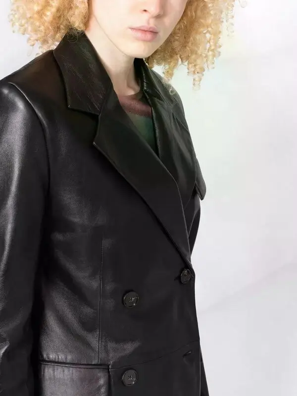 Proenza Schouler Single-breasted Leather Blazer