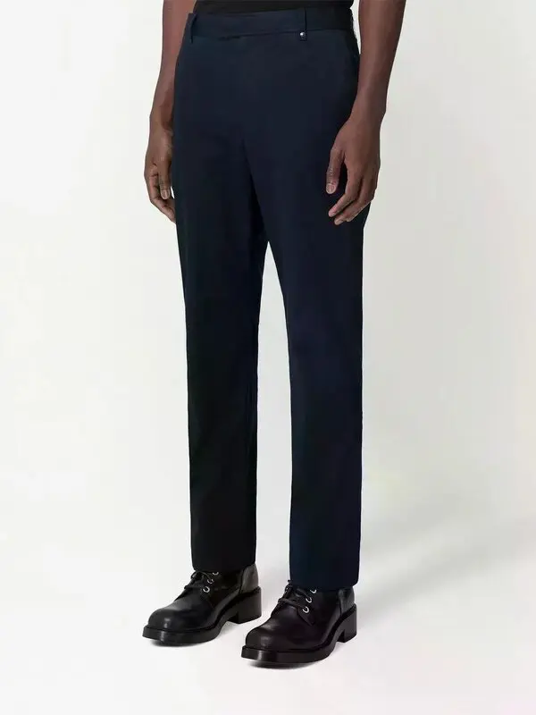 Burberry Monogram Embroidered Straight-leg Trousers