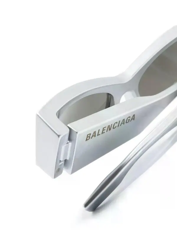 Balenciaga Logo-print D-frame Sunglasses