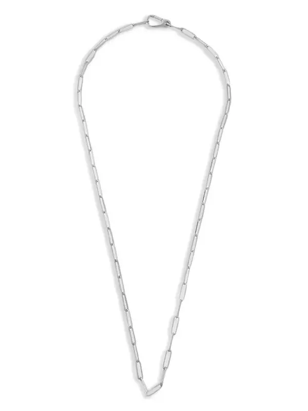 Mateo Sterling Paper Clip Necklace - Silver