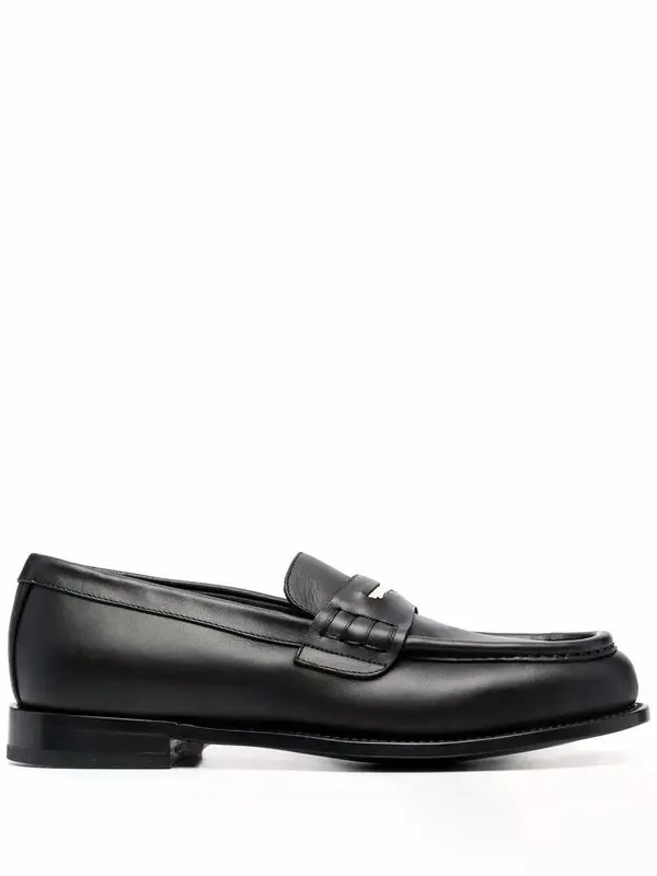 GIUSEPPE ZANOTTI Euro Leather Loafers