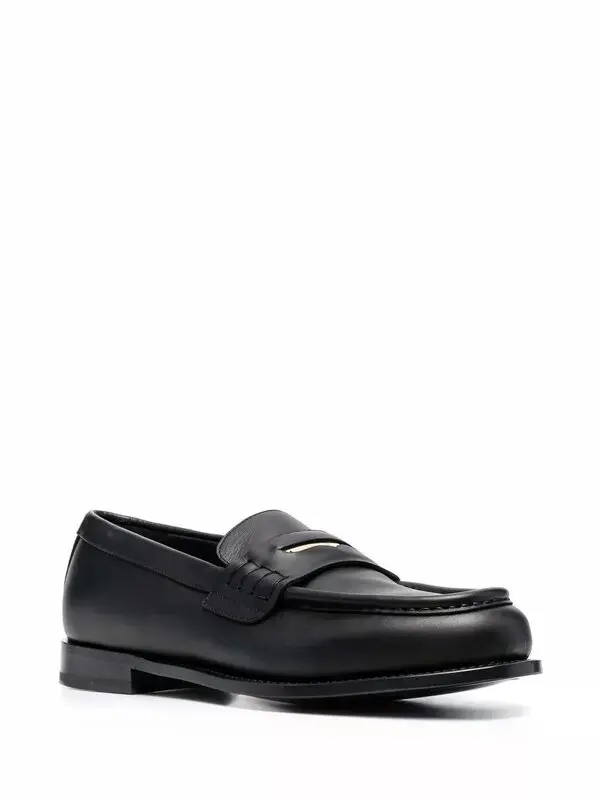 GIUSEPPE ZANOTTI Euro Leather Loafers