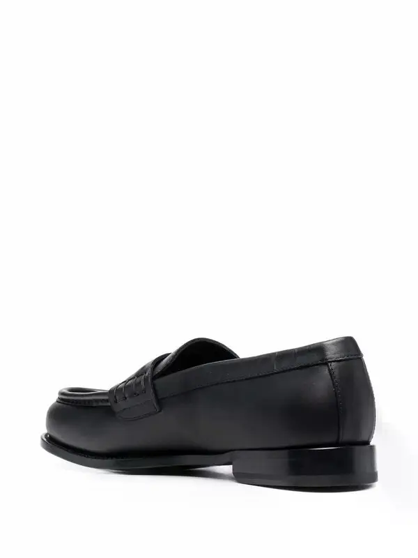 GIUSEPPE ZANOTTI Euro Leather Loafers