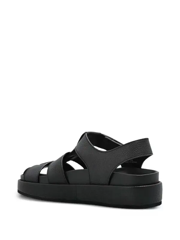 Tory Burch Kira Strappy Flat Sandals - Black