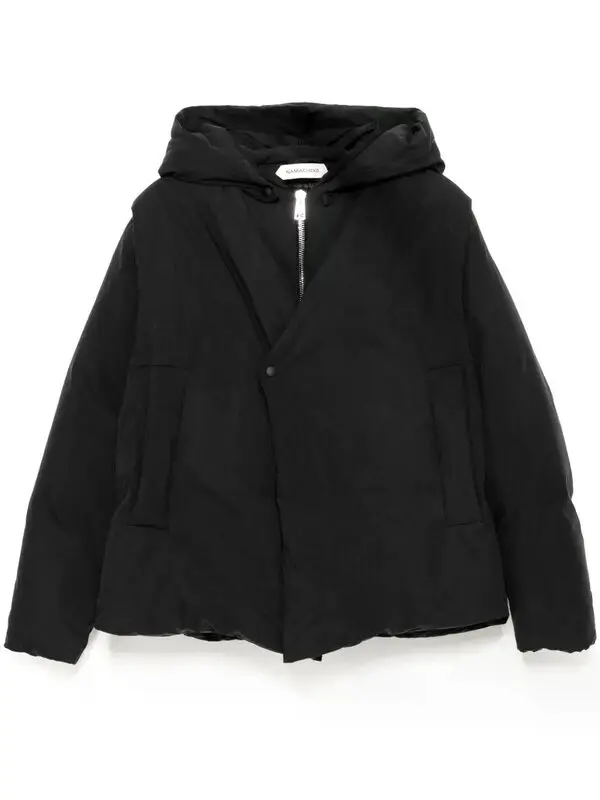 NAMACHEKO Hooded Padded Jacket With Front Zip
