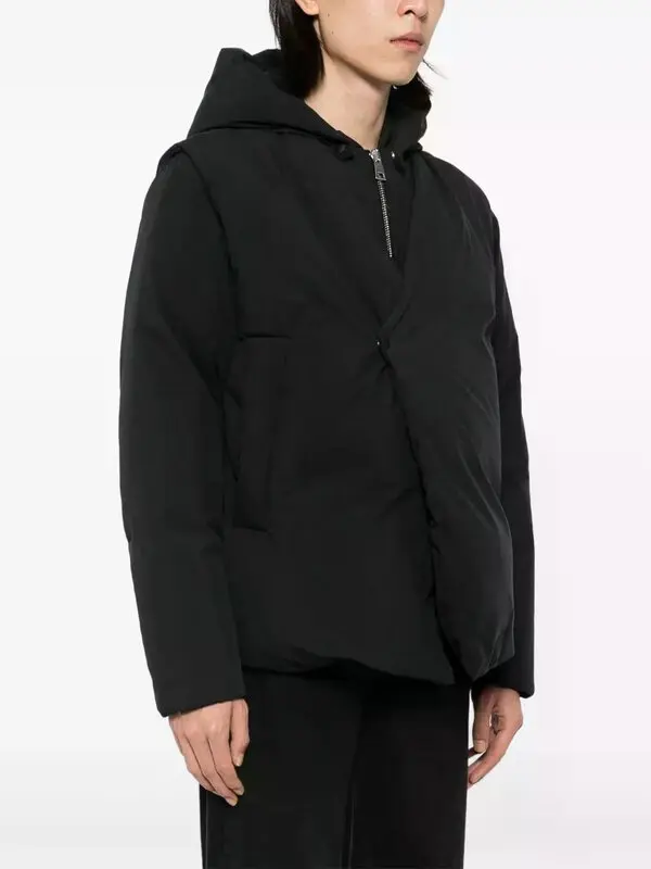 NAMACHEKO Hooded Padded Jacket With Front Zip