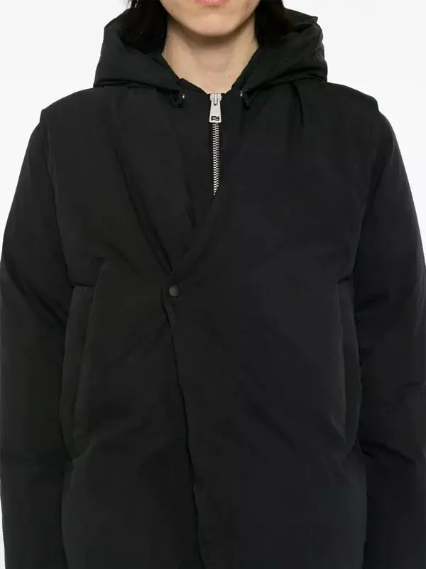 NAMACHEKO Hooded Padded Jacket With Front Zip