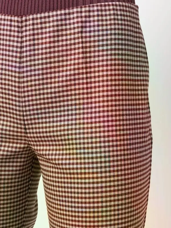 P.a.r.o.s.h Houndstooth Flared Trousers