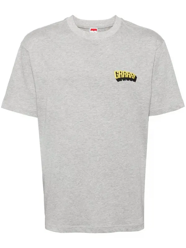 GROUND ZERO Slogan-print Cotton T-shirt
