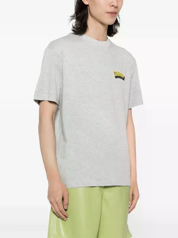 GROUND ZERO Slogan-print Cotton T-shirt