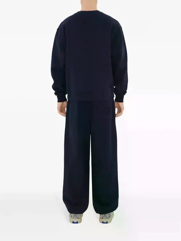 Burberry Logo-appliqué Cotton Track Pants