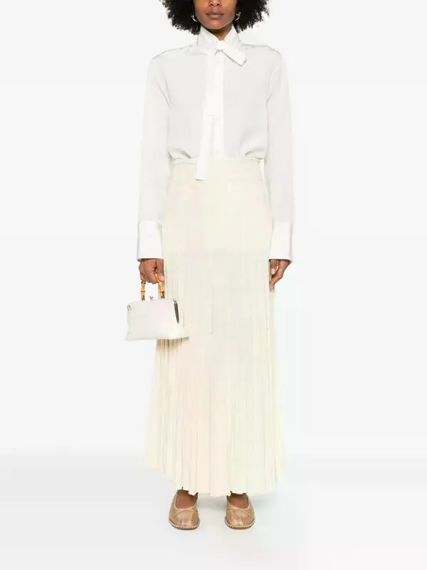 JIL SANDER Pussy-bow Shirt