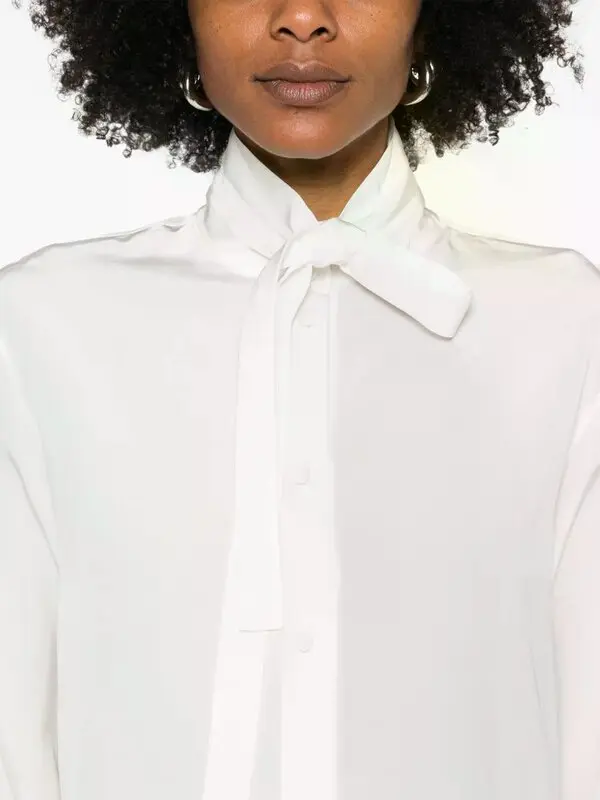 JIL SANDER Pussy-bow Shirt