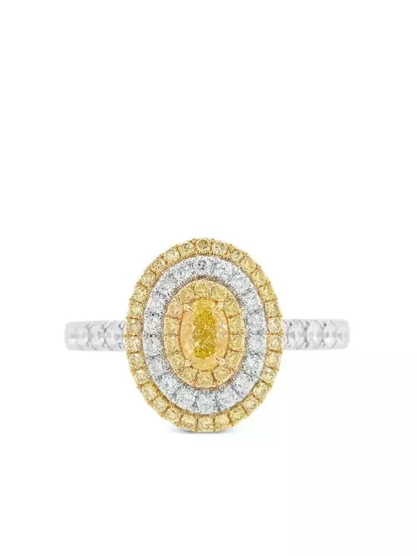 HYT JEWELRY 18kt White Gold Diamond Ring