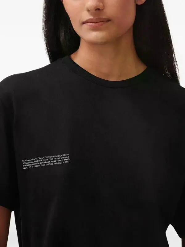 PANGAIA Logo Print T-shirt - Black