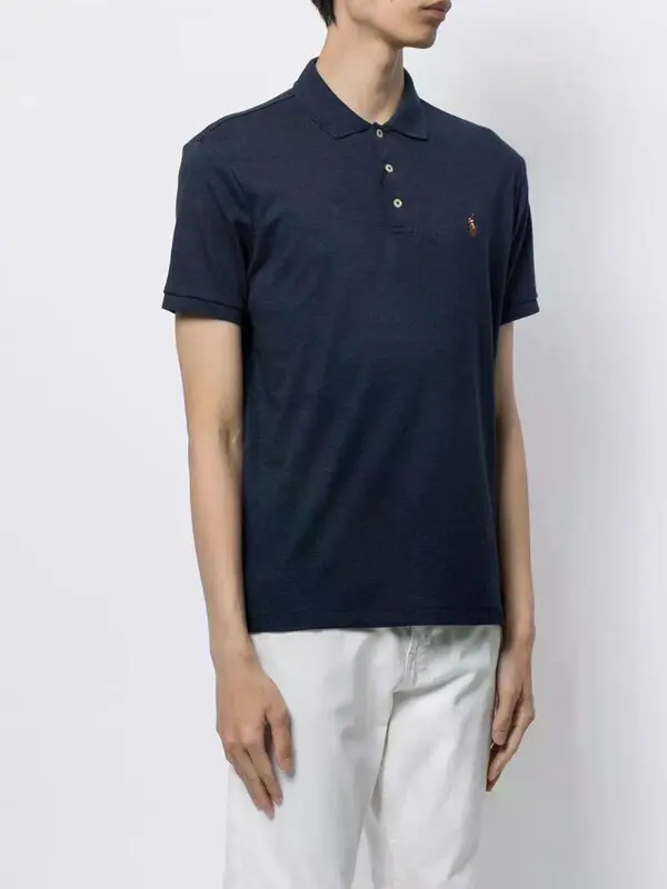 Polo Ralph Lauren Polo Pony Logo Polo Shirt - Blue