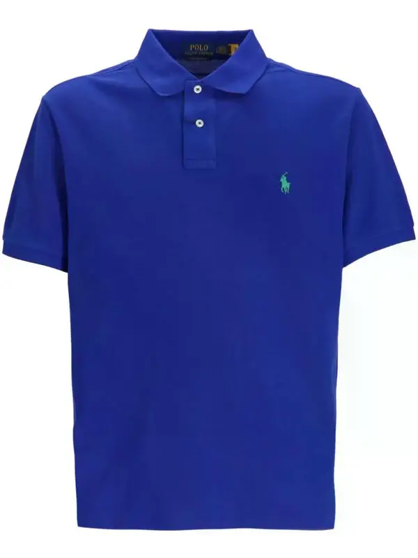 Polo Ralph Lauren Royal Cotton Piqué Polo Shirt - Blue