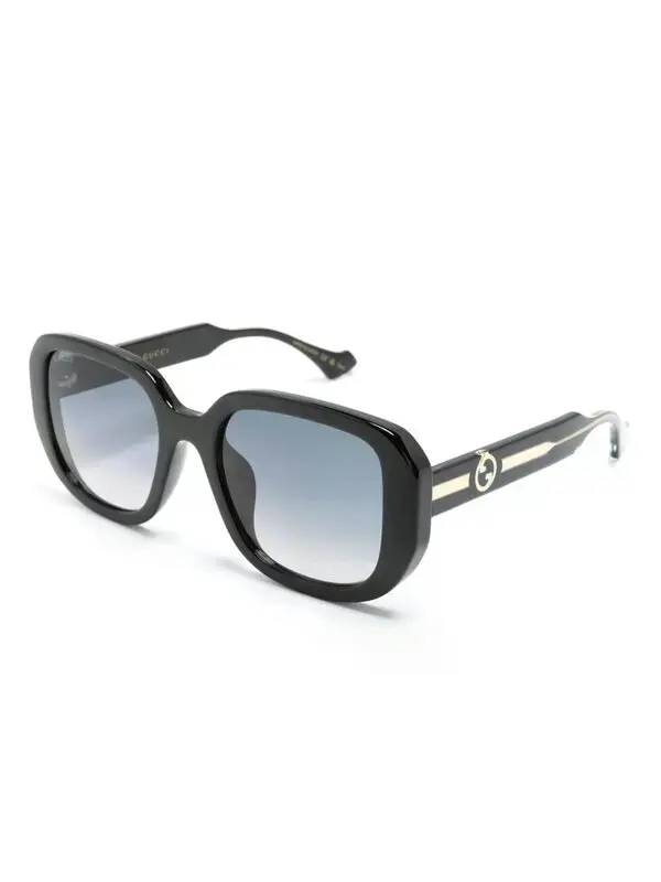 Gucci Interlocking G Oversize Frame Sunglasses