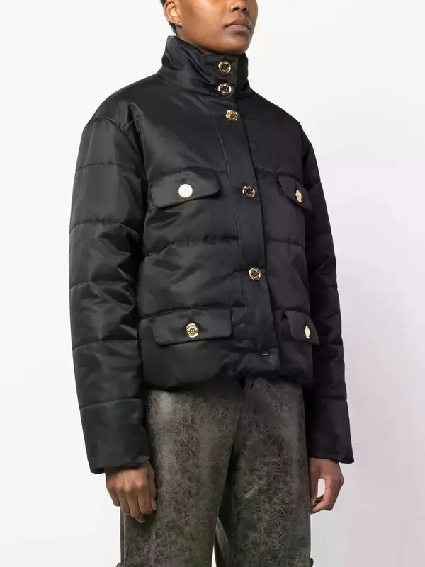 Moschino Padded Jacket With Gold-tone Buttons