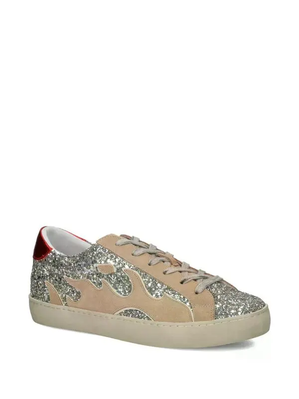 GAMIN Flame Embellished Sneakers - Neutrals