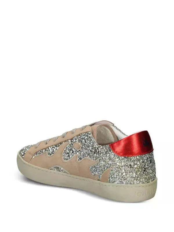 GAMIN Flame Embellished Sneakers - Neutrals