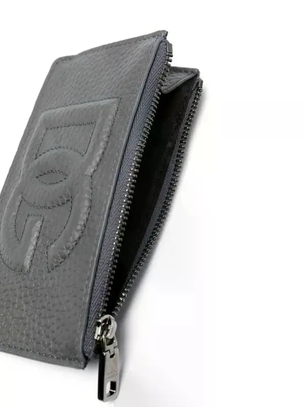 Dolce & Gabbana Embossed-logo Wallet - Grey