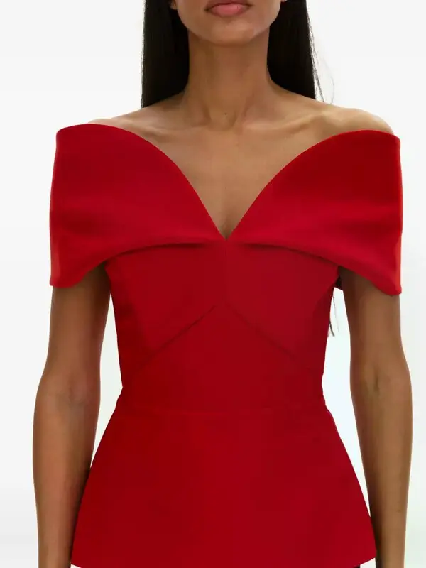 MOOS STUDIO Sleeveless Top - Red
