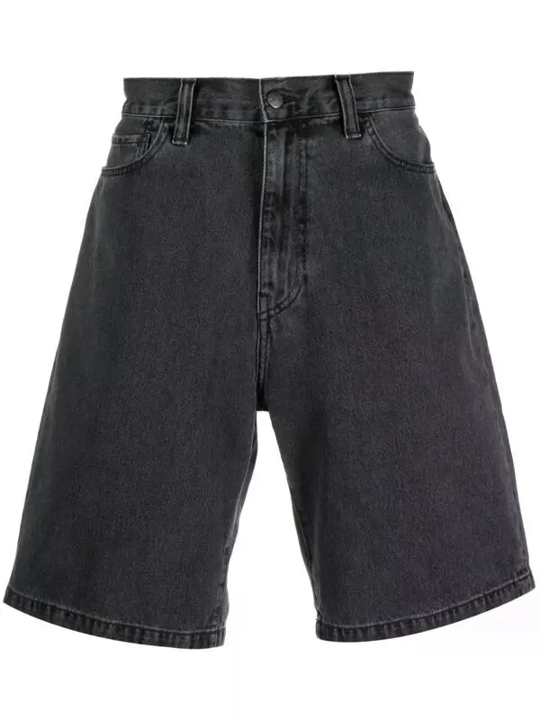 Carhartt Work In Progress Denim Logo Patch Knee-length Shorts